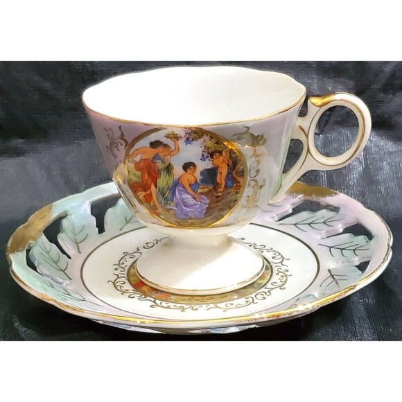 ROYAL HALSEY | Kitchen | Lm Royal Halsey Coffee Tea Cup Saucer W ...